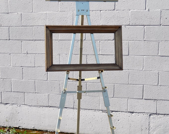 Vintage Floor Easel, Vintage Metal Easel, Oravisual Dual Purpose Easel ...