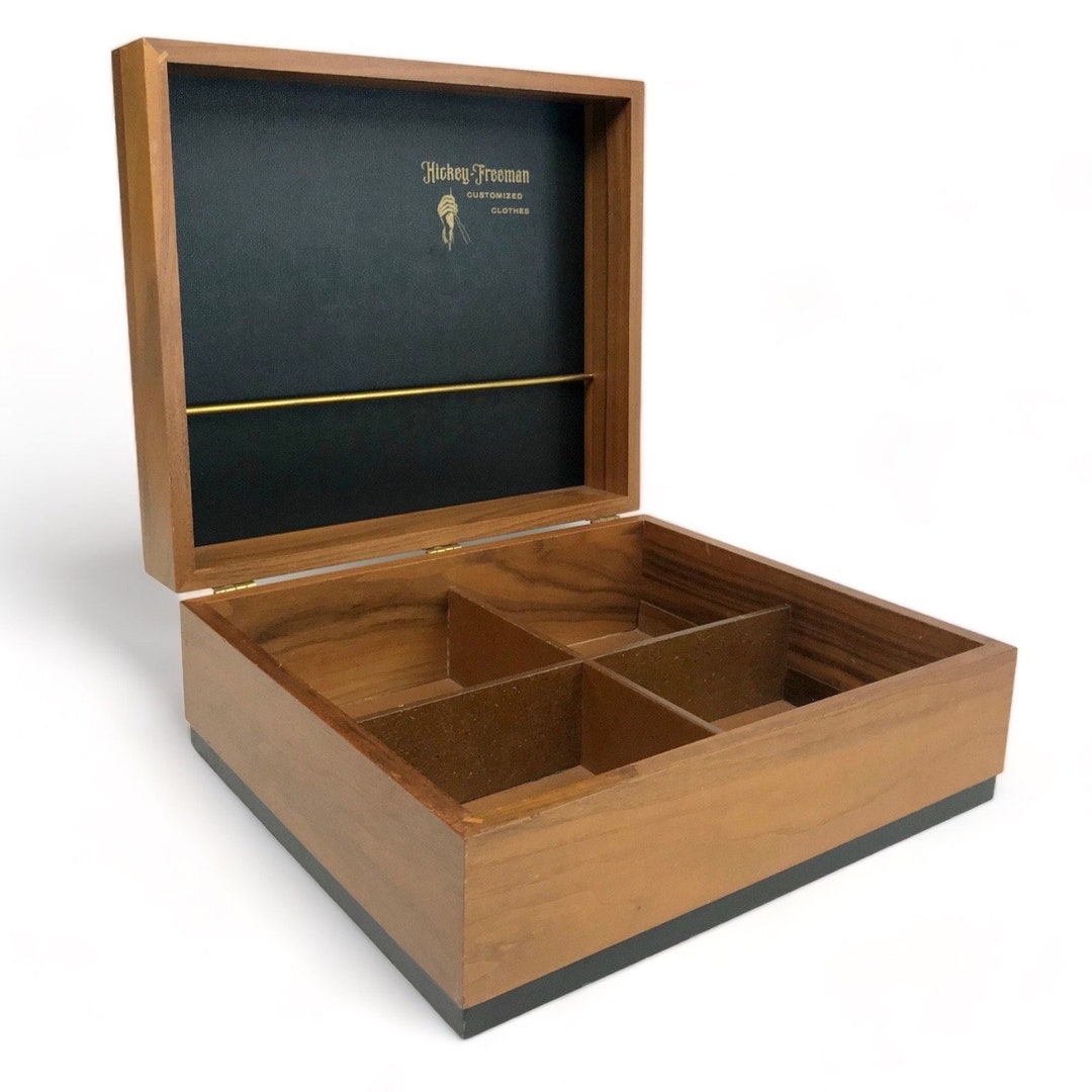 Hickey Freeman Suit Box, Vintage Clothing Box, Wood Storage Box ...