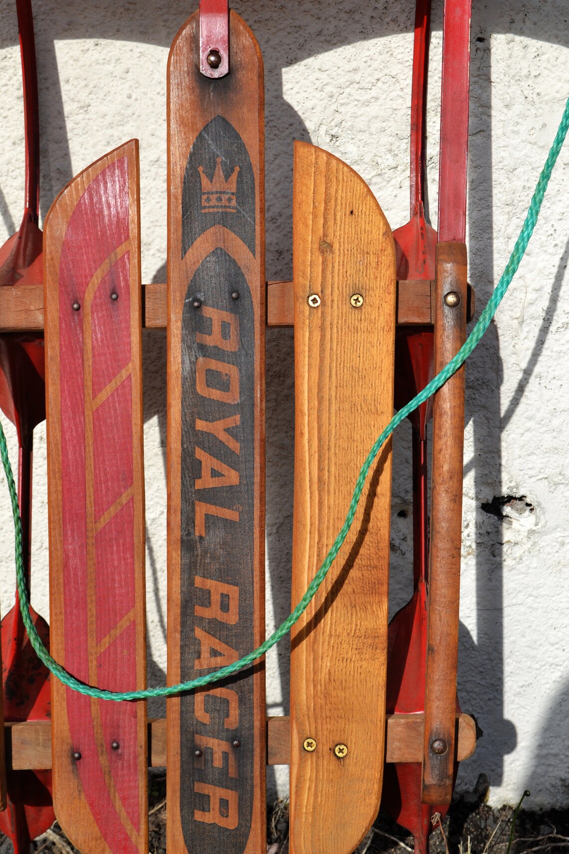Vintage Royal Racer Wooden Sled - Cabin Ski Lodge Decor - Etsy