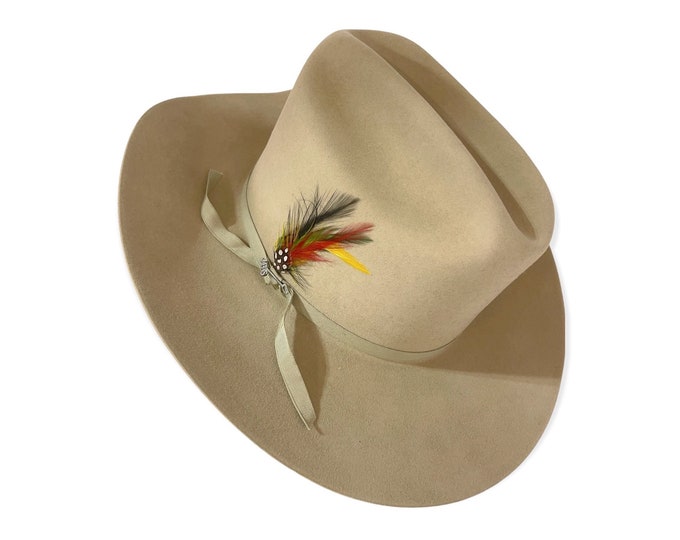 Vintage Stetson Cowboy Hat, U.S. Forest Service 4X Beaver Hat, Western ...