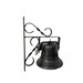Vintage Cast Iron Dinner Bell Large Heavy Duty Wall, Post Mount, Rustic ...
