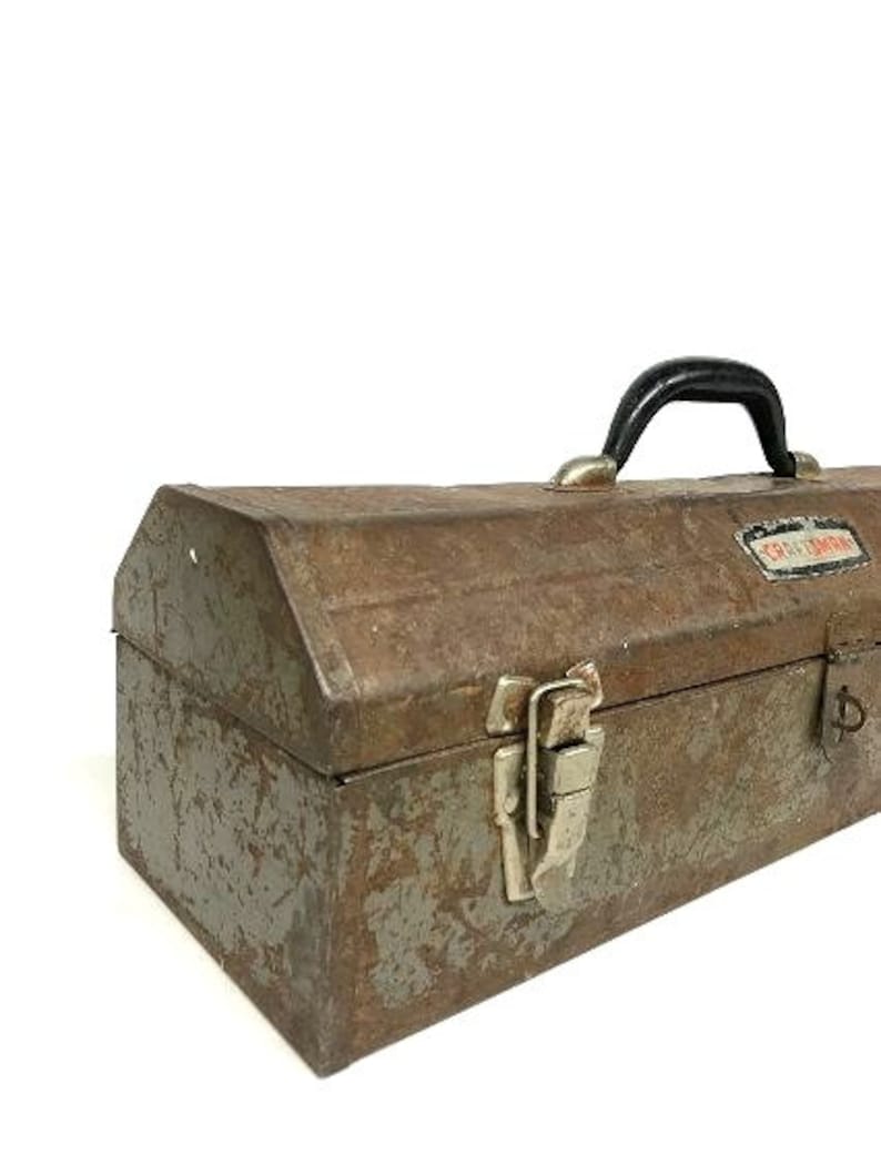 Vintage Tool Box Craftsman Tool Box Metal Tool Box Garage | Etsy