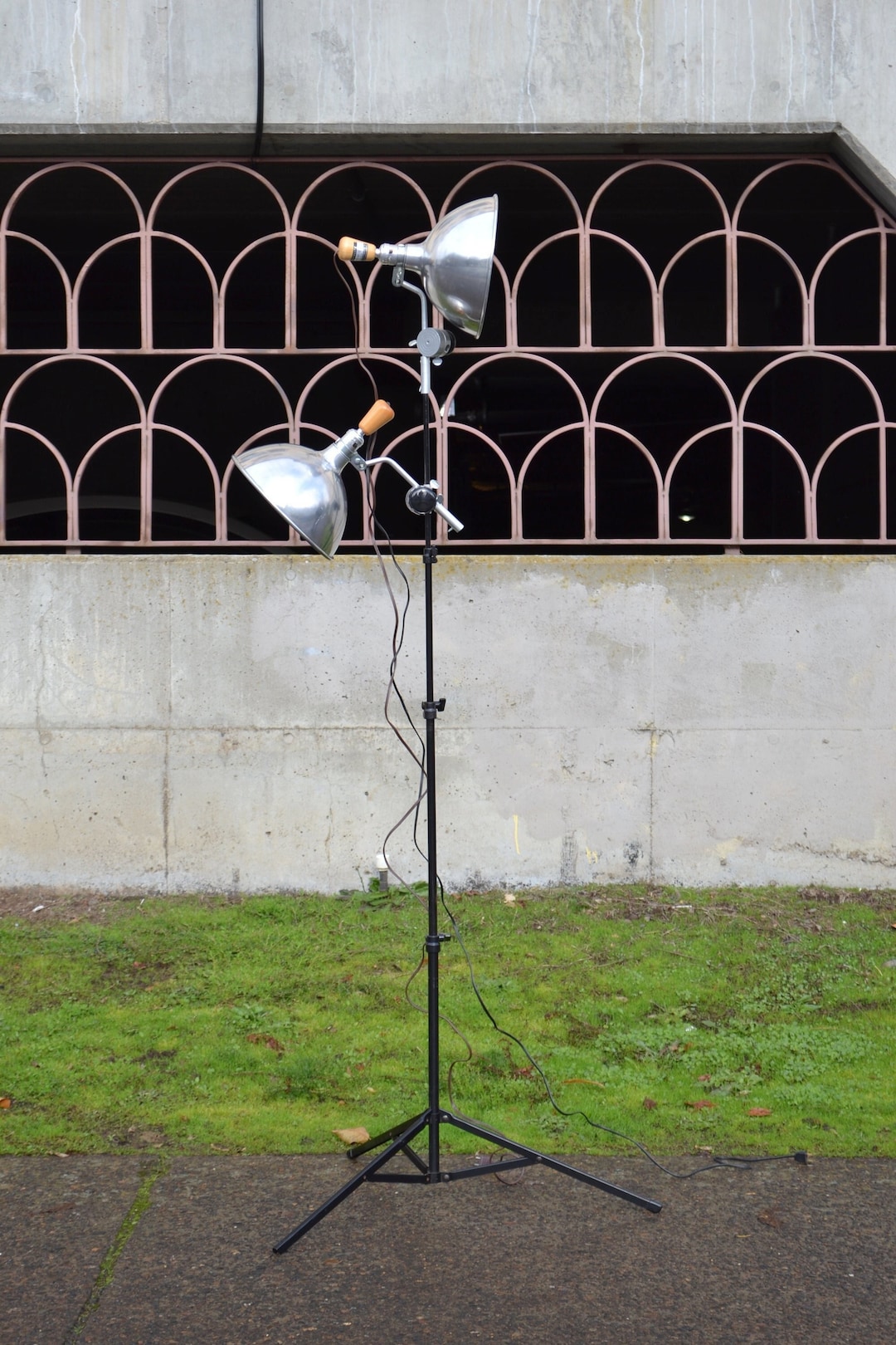 Vintage Photography Lamp Double Fotolite Industrial Floor - Etsy