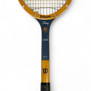Pair Vintage Tennis Rackets - Wilson Stylist Maureen Connolly, Billie ...
