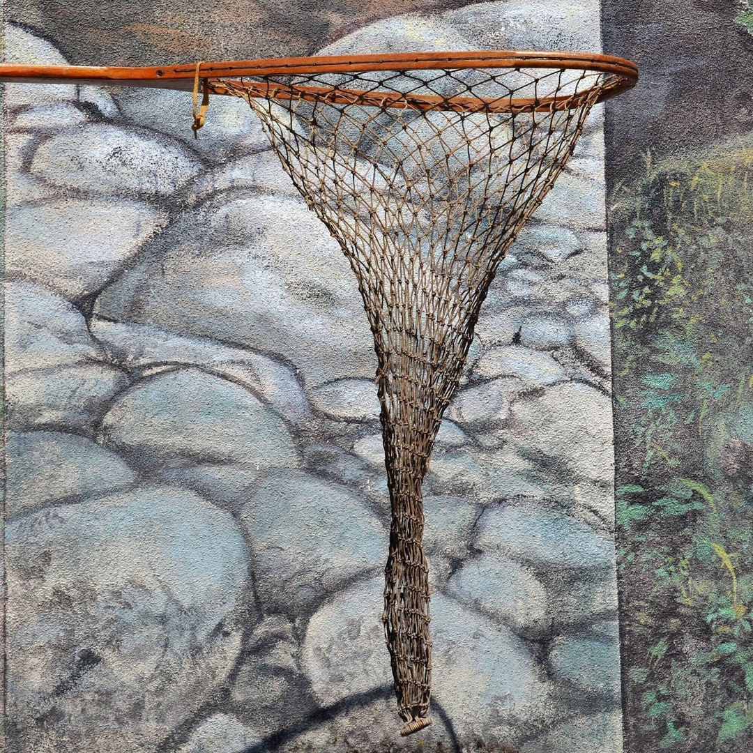 Vintage Fishing Net Fishing Gear Cabin Decor Lodge Decor - Etsy