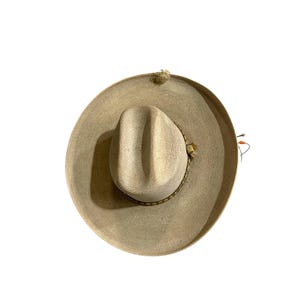 Vintage Mexican Sombrero Cowboy Hat With Chin Strap La Guadalupana ...