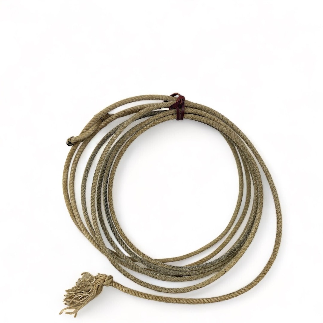 Vintage Western Rope Lasso Lariat, Cowboy Cabin and Lodge Wall Decor ...