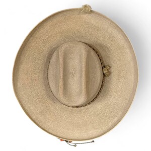 Vintage Mexican Sombrero Cowboy Hat With Chin Strap La Guadalupana ...