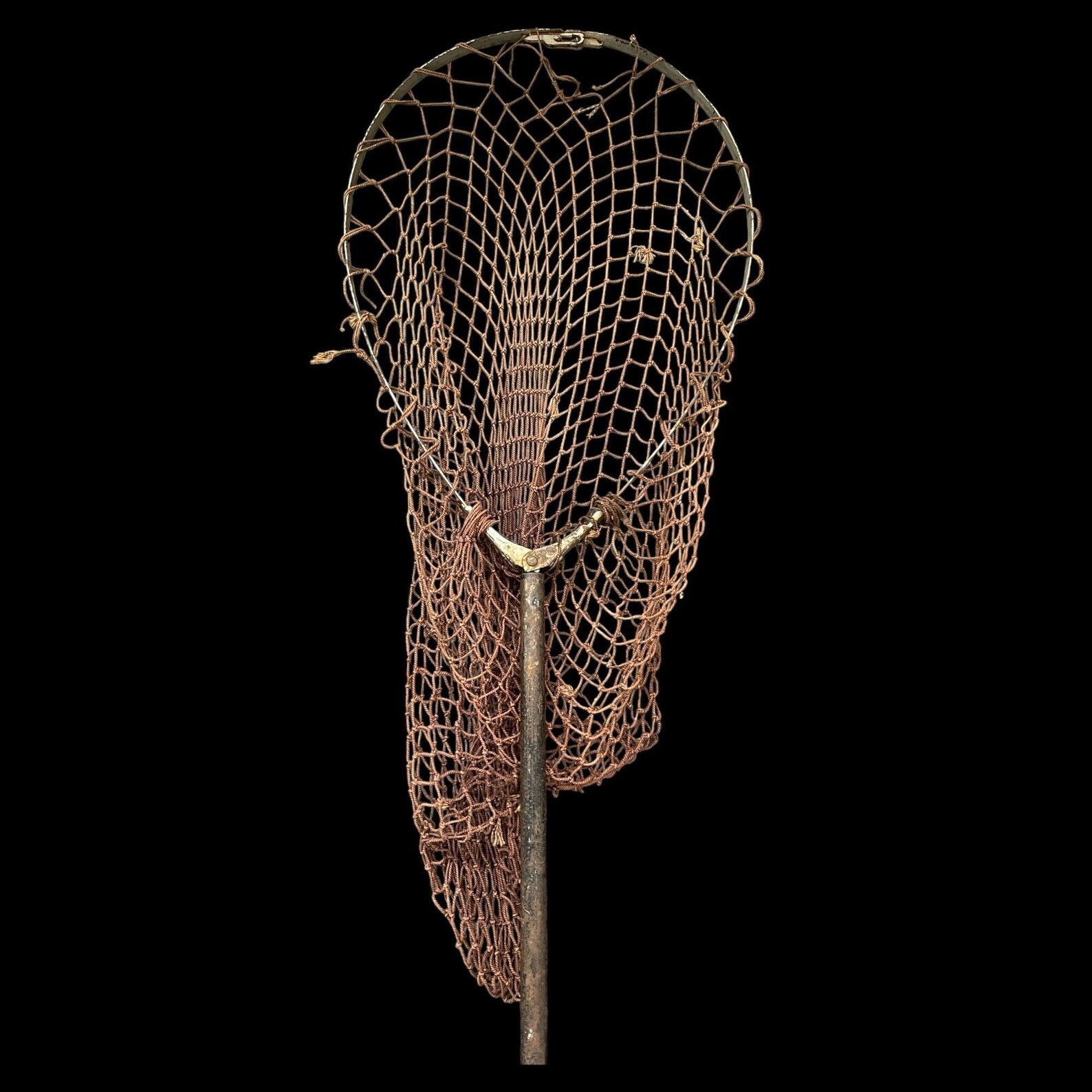 Vintage Fishing Net Fishing Hand Net Metal Fishing Net Pole - Etsy