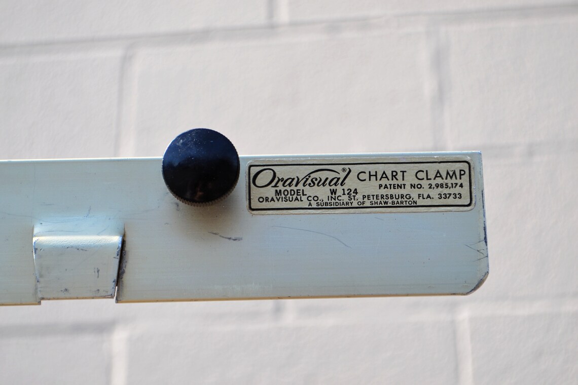 Vintage Floor Easel Vintage Metal Easel Oravisual Dual | Etsy