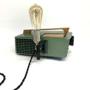 Vintage Mid Century Lamp, Slide Projector, Realist Deluxe, Retro Desk ...