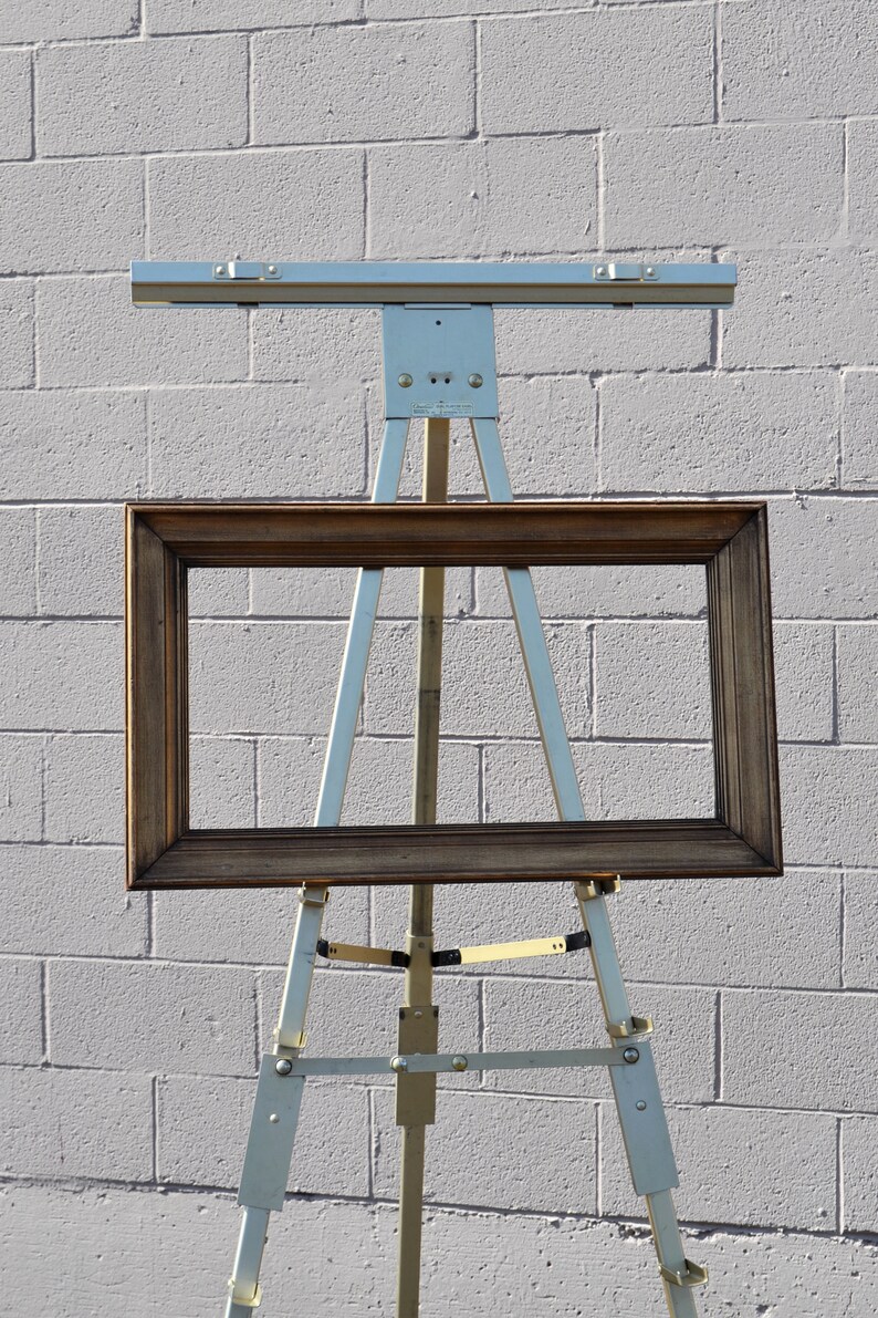 Vintage Floor Easel Vintage Metal Easel Oravisual Dual - Etsy
