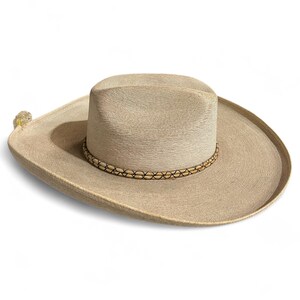 Vintage Mexican Sombrero Cowboy Hat With Chin Strap La Guadalupana ...