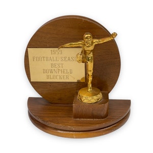 Vintage Sports Trophies Set - Football, Basketball, Bowling, Sports ...