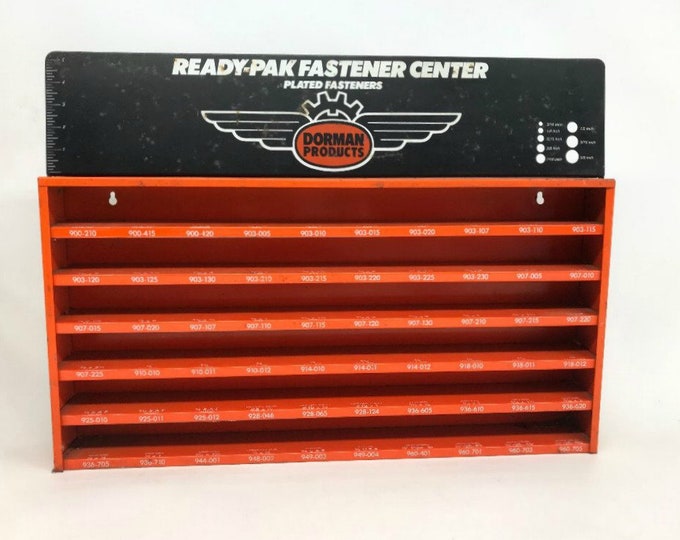 Dorman Products, Metal Display Cabinet, Automotive Hardware Display ...