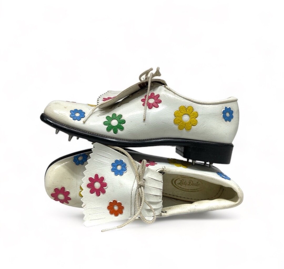 Vintage Women's Golf Shoes, Dexter Golfing Footwear, Retro Golf Shoe ...