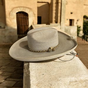 Vintage Mexican Sombrero Cowboy Hat With Chin Strap La Guadalupana ...