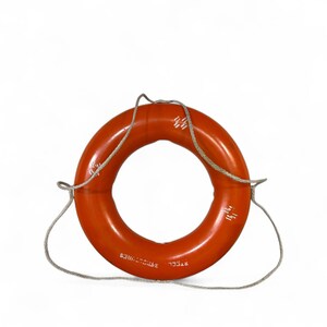 Vintage 70s Life Preserver Buoy - the B.F. Goodrich Company, US Coast ...