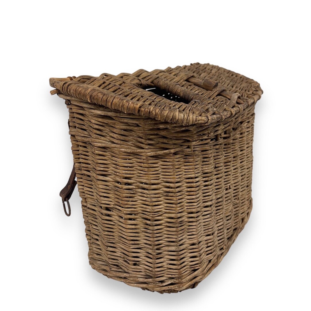 Vintage Fishing Creel - Fishing Basket, Cabin or Lodge Decor, Gift for ...