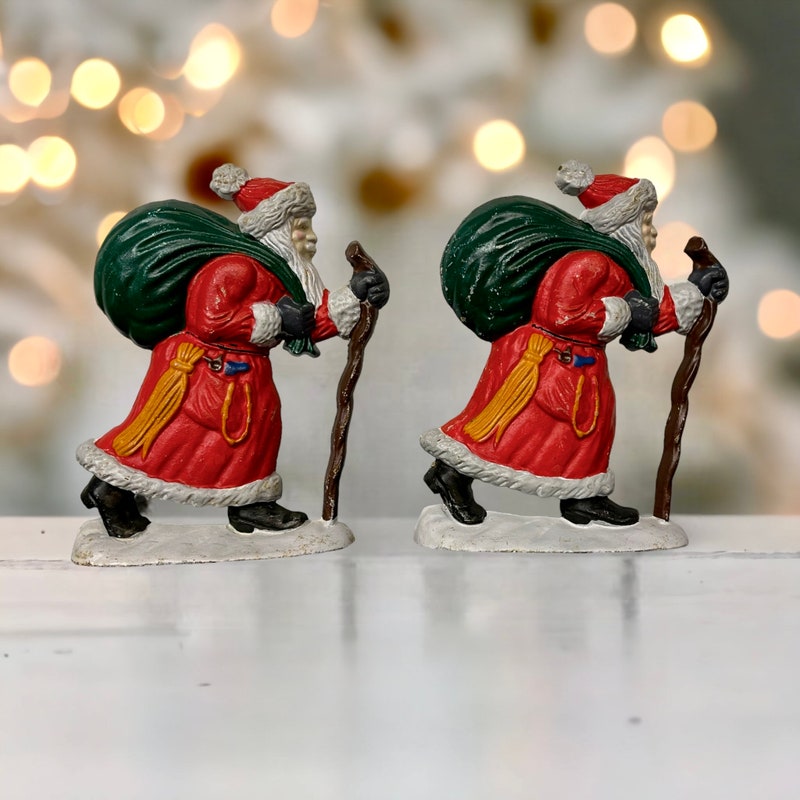Cast Iron Santa - Etsy