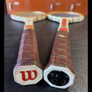 Vintage Wooden Tennis Racket Wilson Jack Kramer Autograph - Etsy