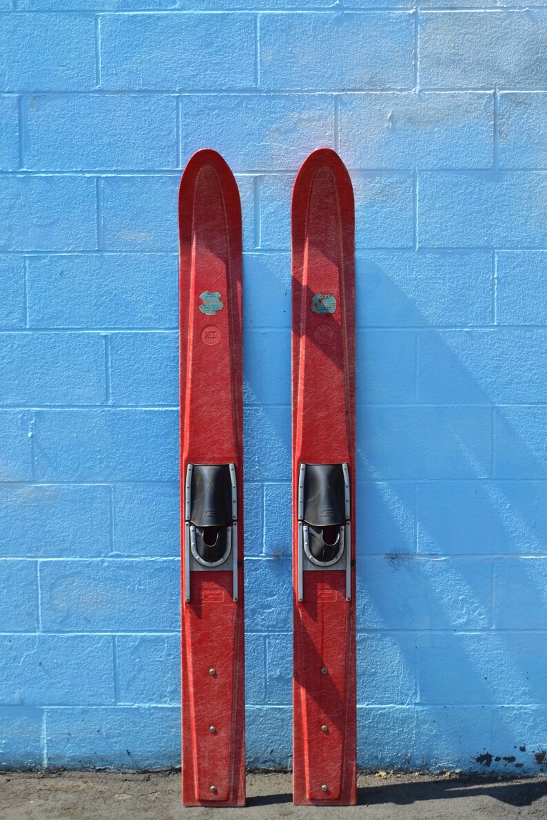 Vintage Water Skis Pair Vintage Kimball Fiberglass Water - Etsy Canada