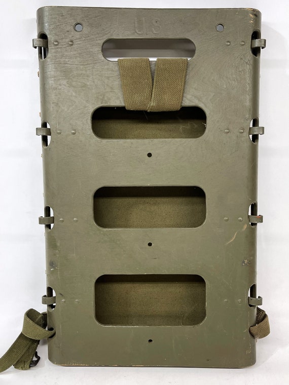 Vintage US Military Backpack Frame, Wood Backpack Fra… - Gem