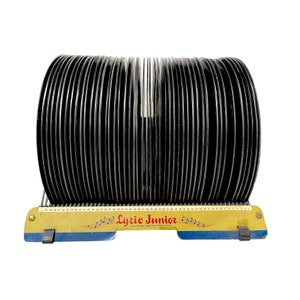 Vintage Vinyl Record Holder, 78 RPM Vinyl Records Collection, Metal ...