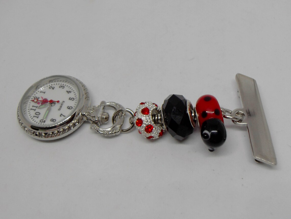 Lovely Ladybird Fob Watch for Nurses Carers Beauticians and - Etsy UK
