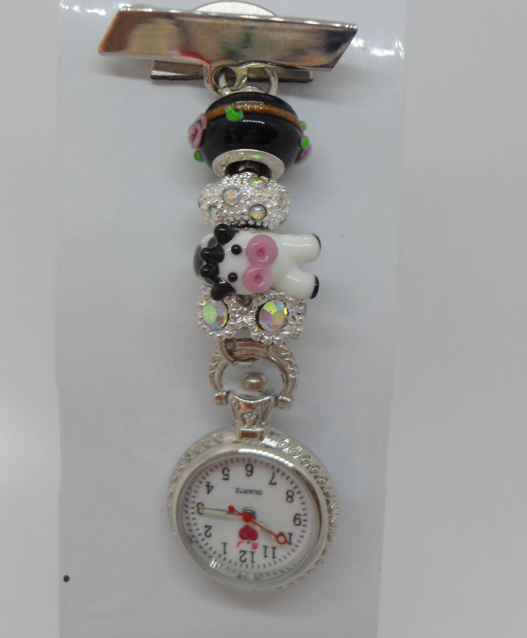 Unique Glass Cow Nurses Fob Watch for Beauticians, Carers and Vets - Etsy