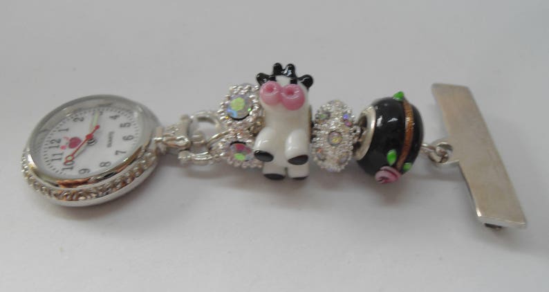 Unique Glass Cow Nurses Fob Watch for Beauticians, Carers and Vets - Etsy