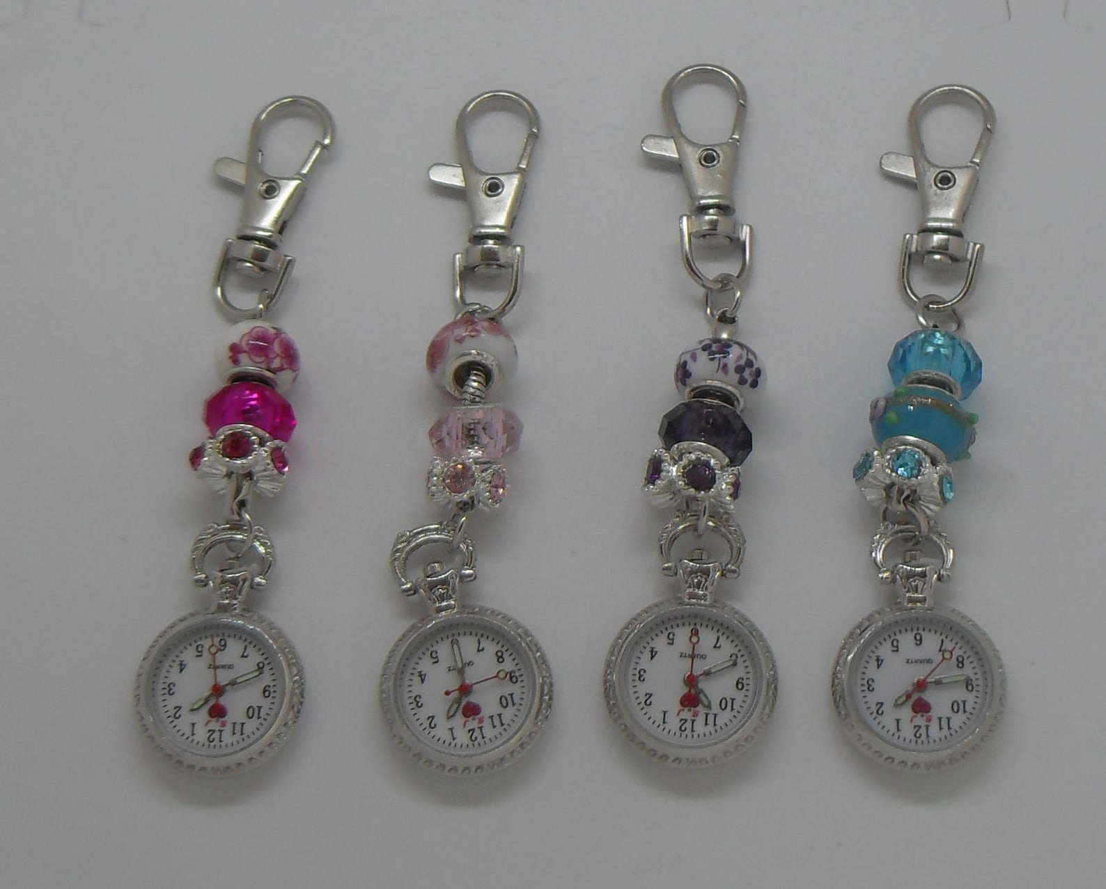 Lanyard Fob Watch With Swivel Trigger Clip in 7 Colours for - Etsy ...