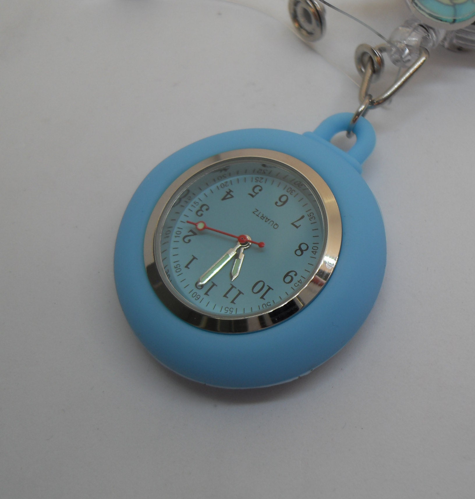 Bart Simpson Retractable Fob Watch/ID Badge Holder | Etsy