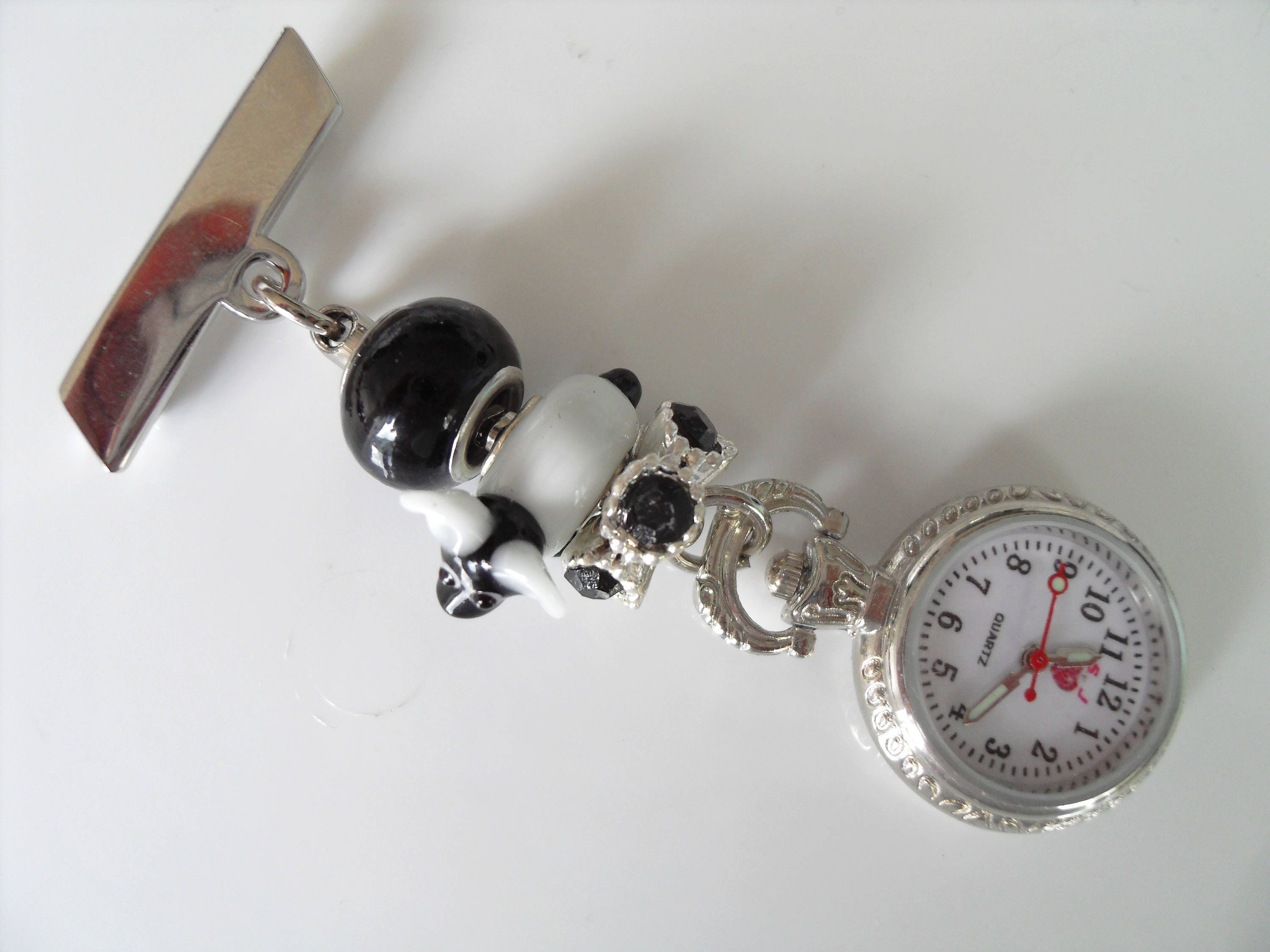 Pretty Murano Glass Sheep Fob Watch for Nurses Carers - Etsy UK