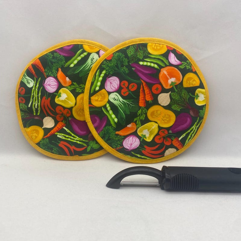 Veggies Pot Holders - Etsy