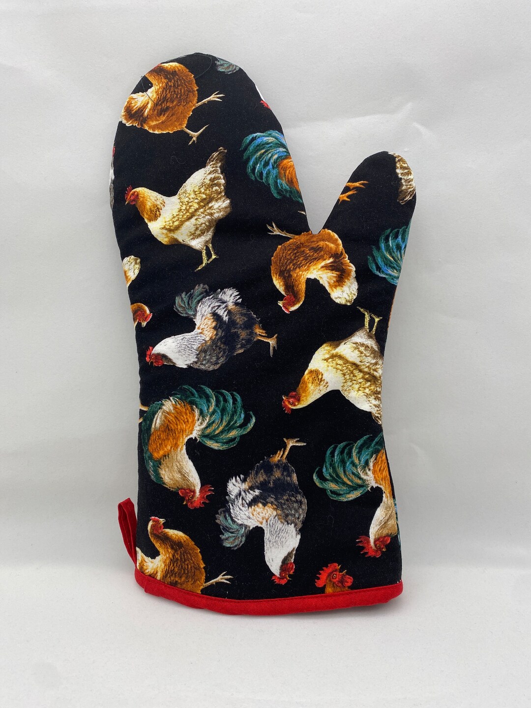 Oven Mitt - CHICKENS, Roosters, Hens, Eggs, Chicken Coop, Farm, Country ...