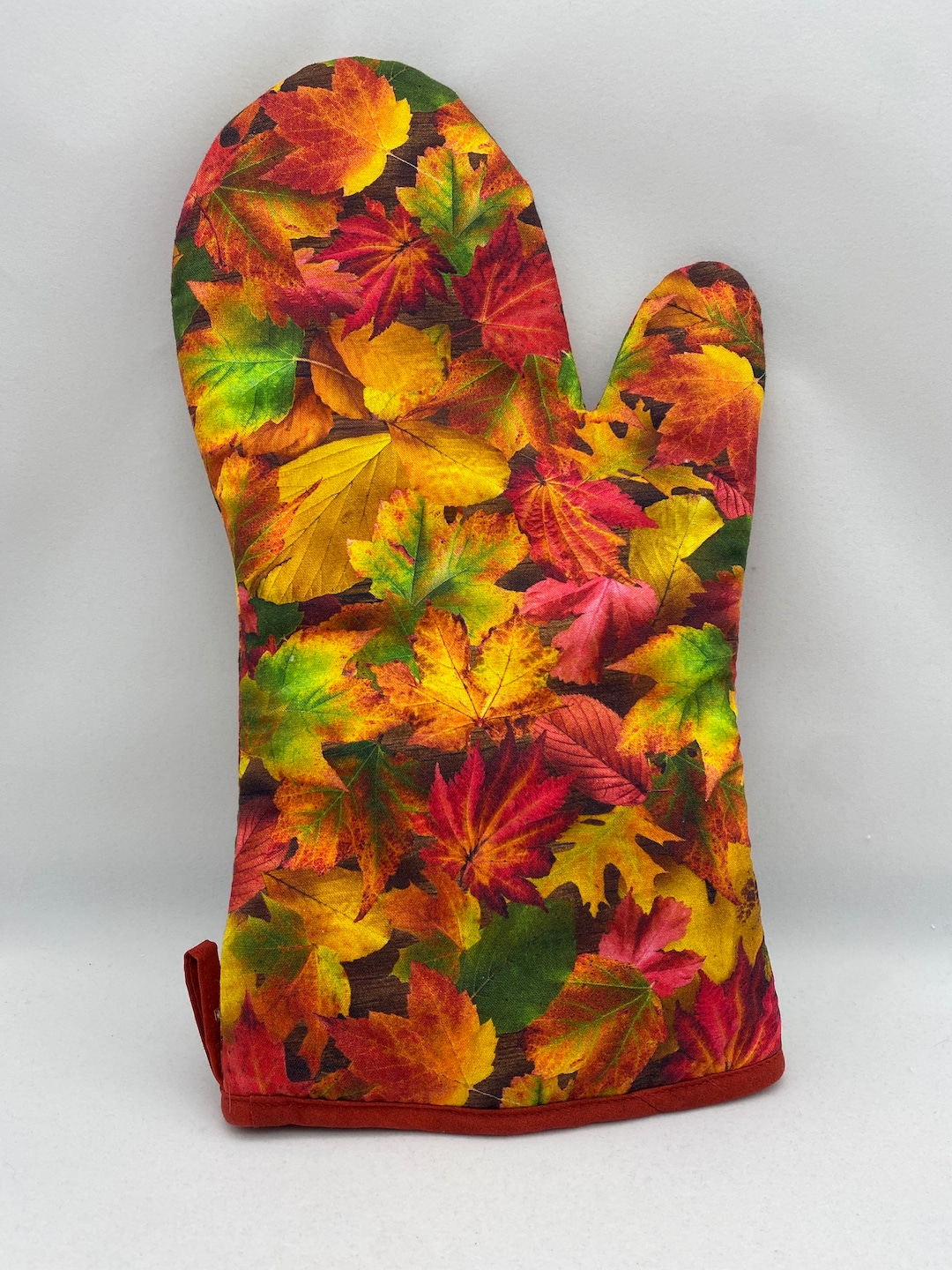 Oven Mitt - FALL LEAVES, Autumn, Oak, Maple, Change of Seasons, Equinox ...