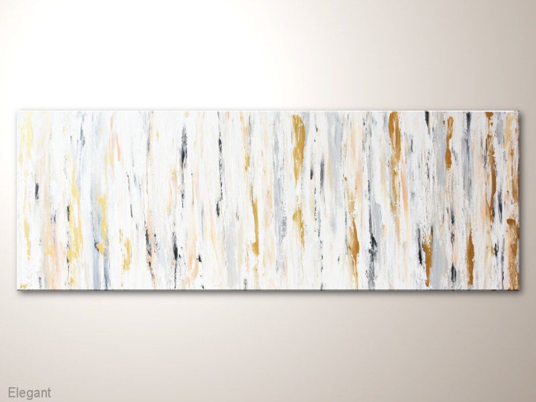 Abstract Painting "elegant" Original Fine ART on Canvas, Modern Wall ...