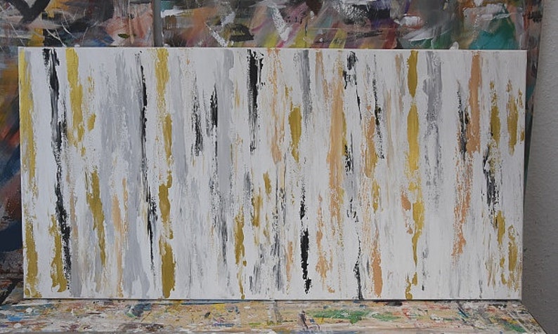 Abstract Painting elegant Original Fine ART on Canvas, Modern Wall Art ...