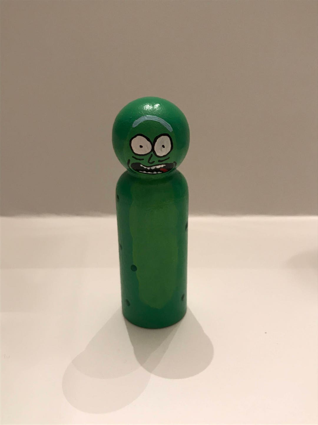 Pickle Rick Peg Doll - Etsy