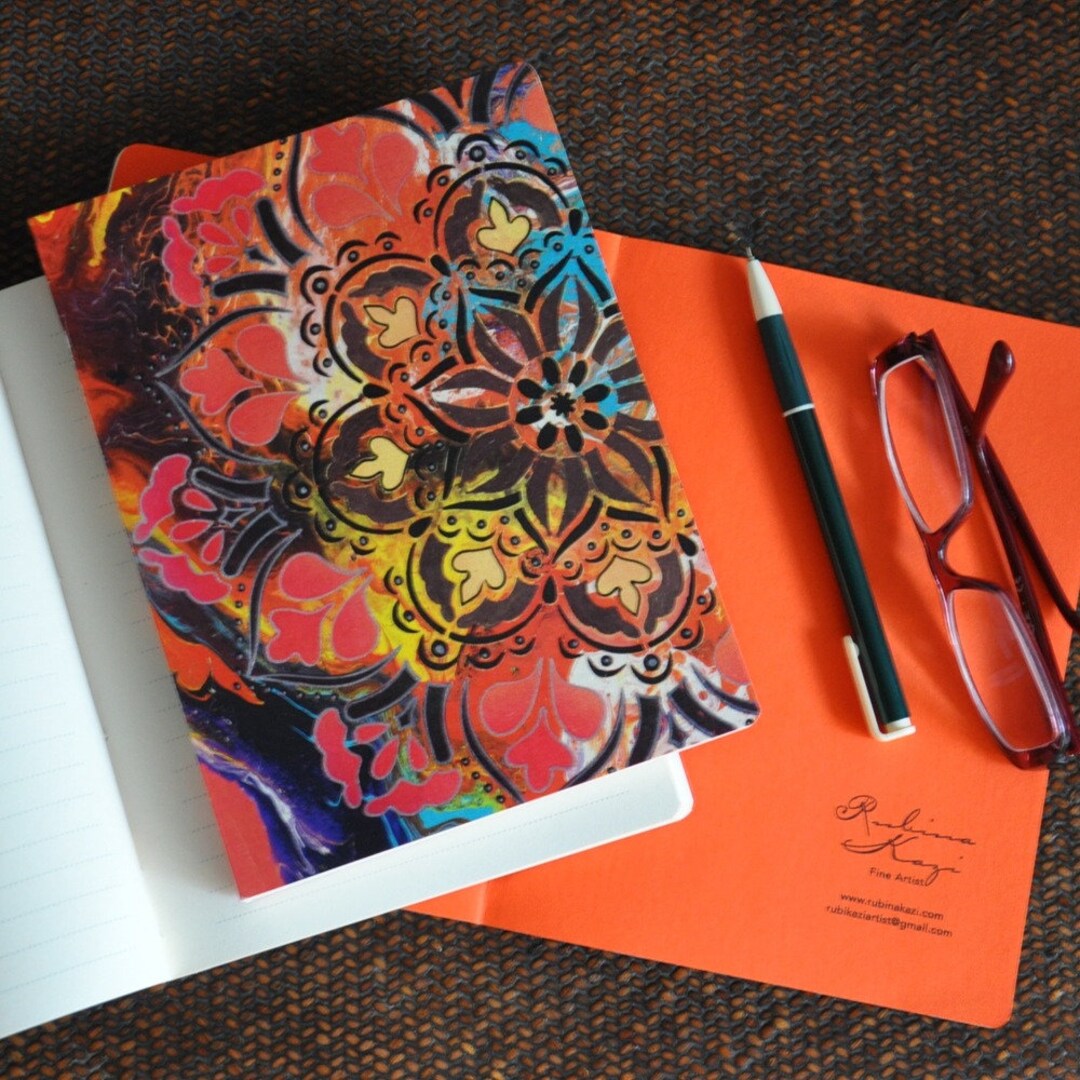 Luxury Notebook - Art Notebook, Colorful Notebook, Art Journal, Pretty ...