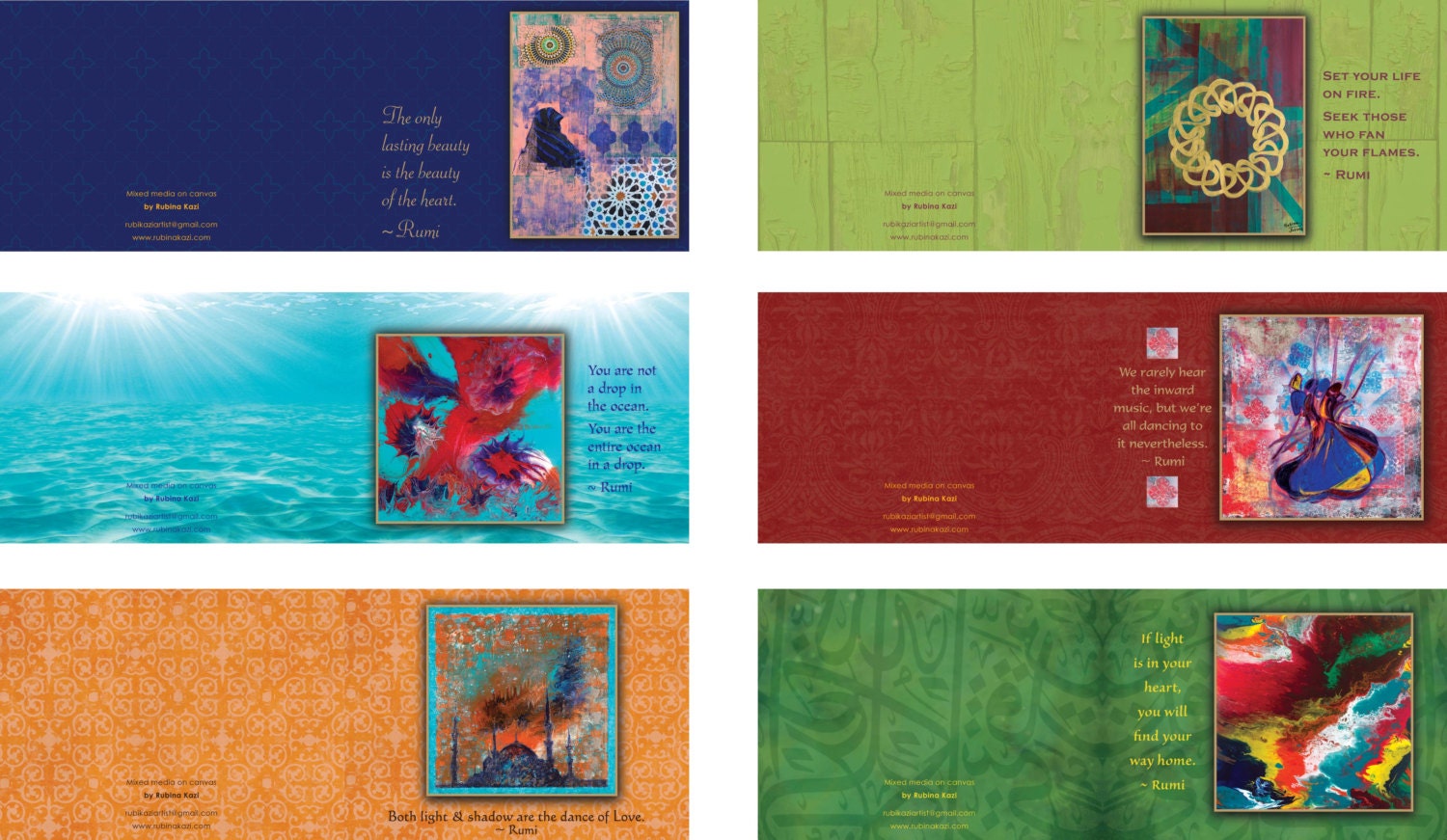 Card Multipack - Art Cards, Mixed Cards, Fine Art Note Cards, Blank ...