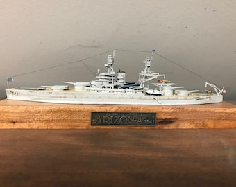USS Arizona ship model 1939-1940Detailed Scale Model 36 | Etsy