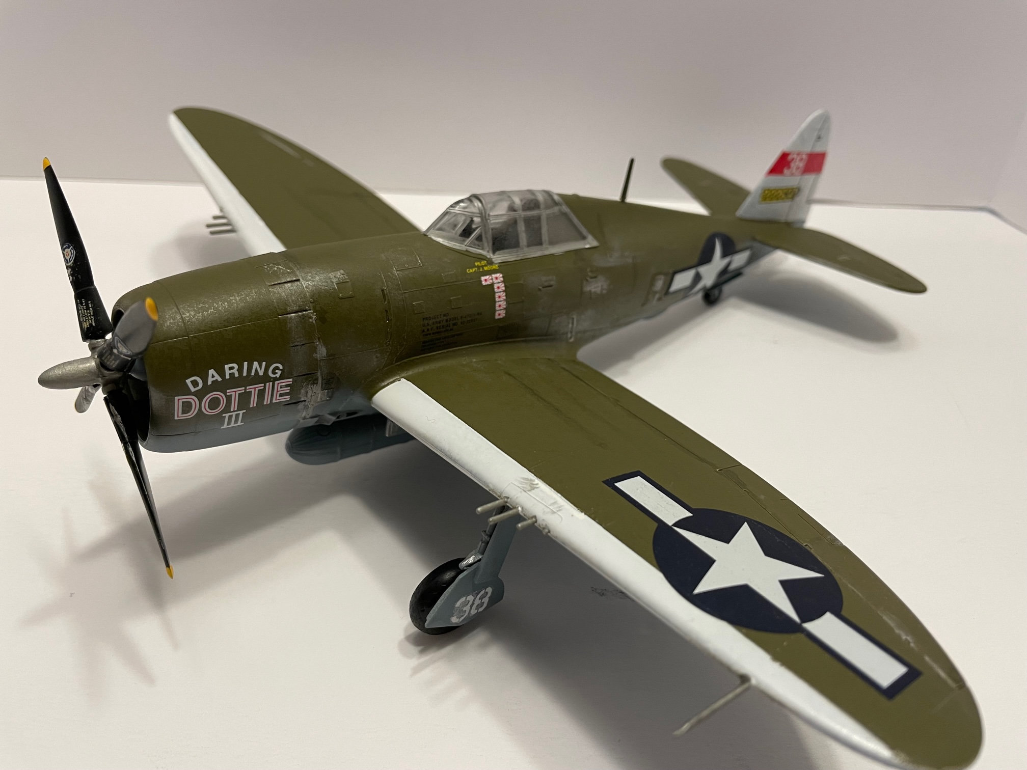 P-47D Thunderbolt darling Dottie Iii 348th Fighter Group detailed Scale ...