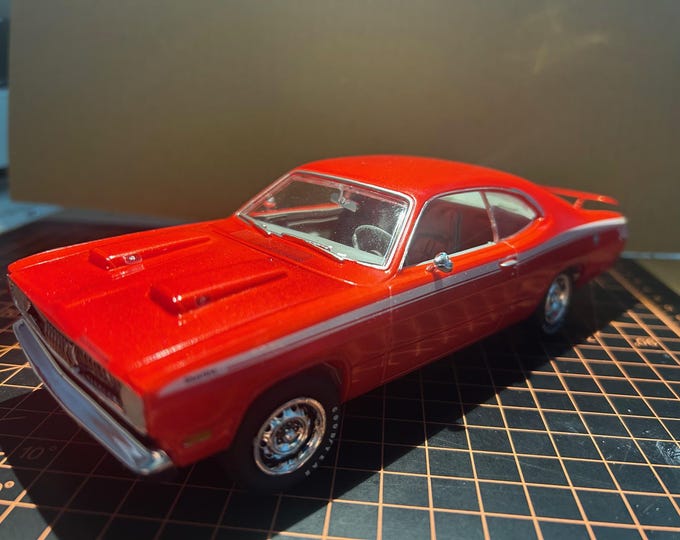 1971 Plymouth Duster 340- Plastic Scale Model- 1/25 Scale - Etsy