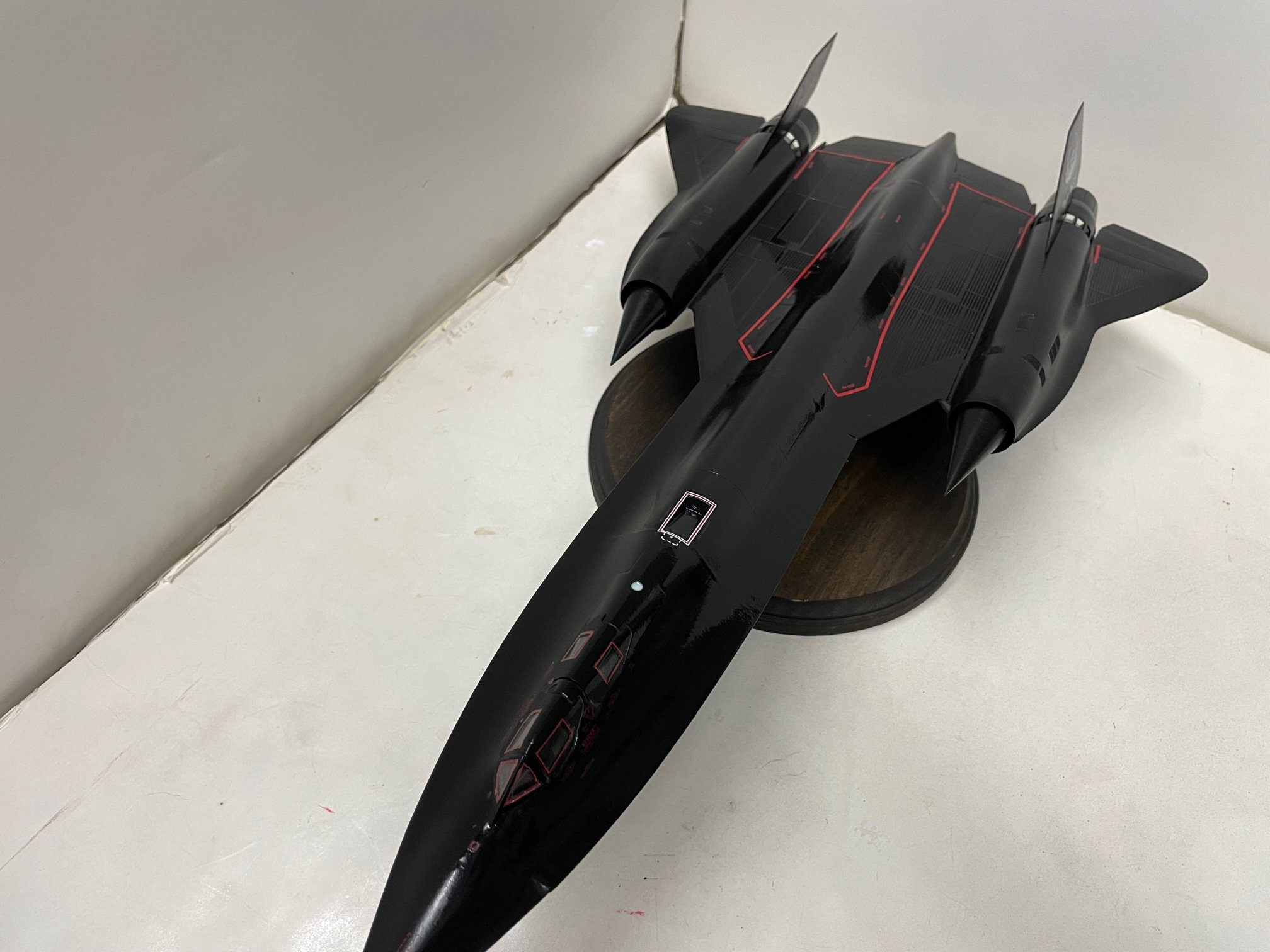 SR-71A Blackbird- Jet Model -plastic Scale Model- 27 Inch Length - Etsy