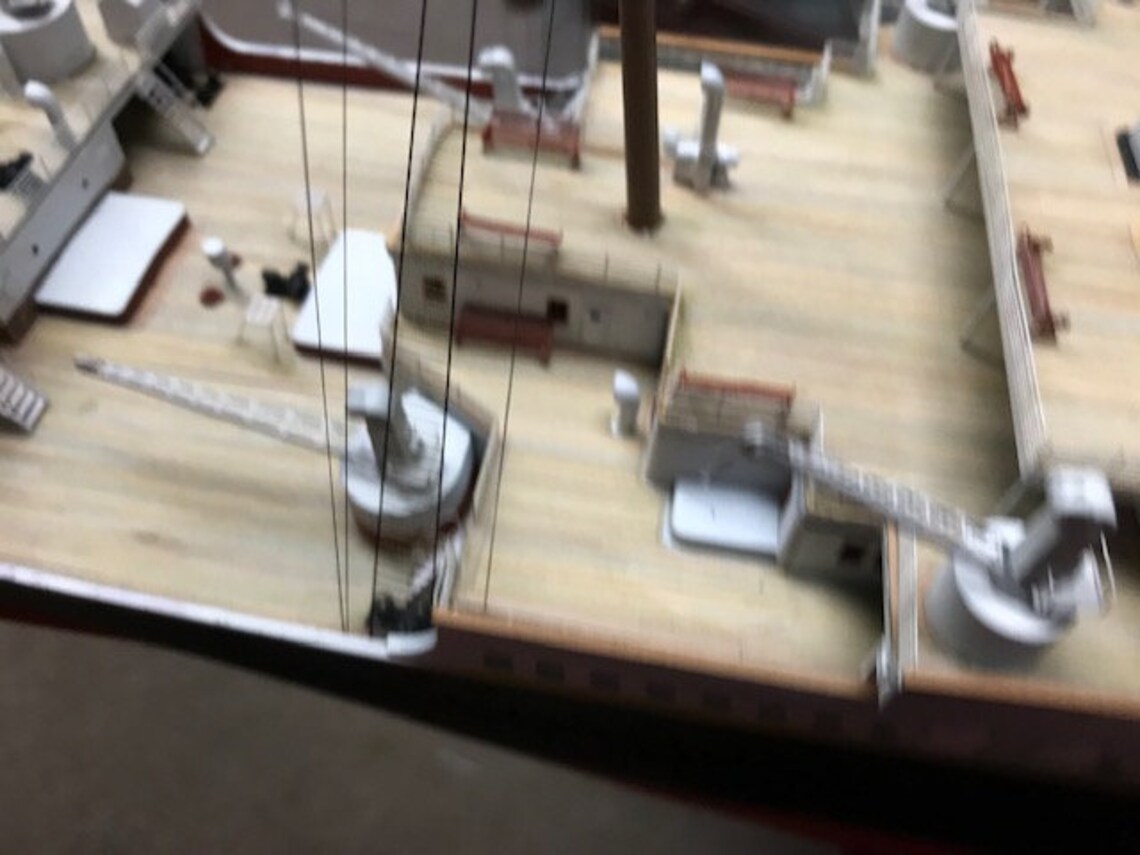 RMS Titanic HUGE Detailed Scale Model 1/200 Scale 54 | Etsy