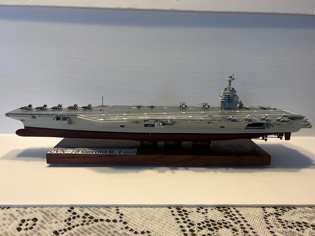 USS Gerald Ford Cvn-78--detailed Ship Model- 1/700 Scale - Etsy