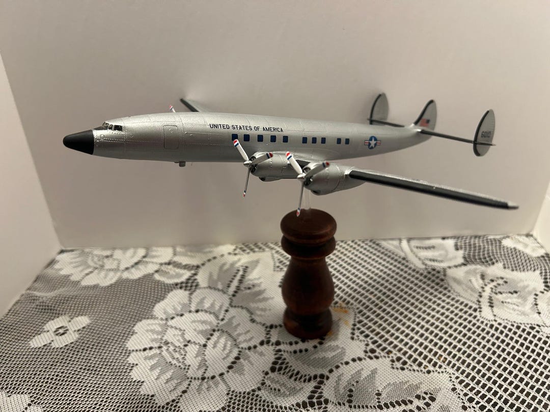 VC-121 Constellation-- Plastic Scale Model Airplane- - 12 Inch Length ...