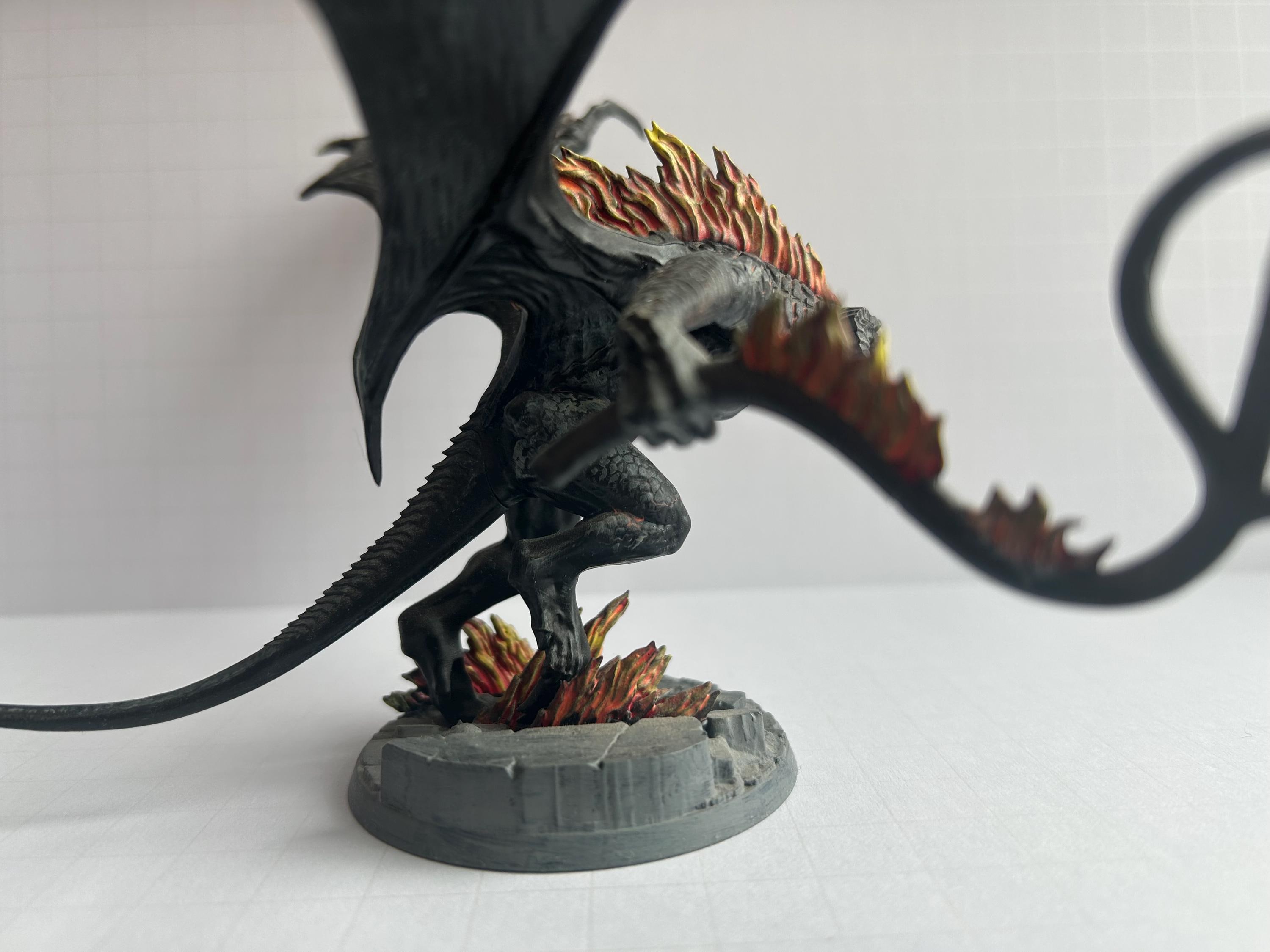 JRR Tolkien Balrog- Plastic Figure -games Workshop- HAND PAINTED - Etsy